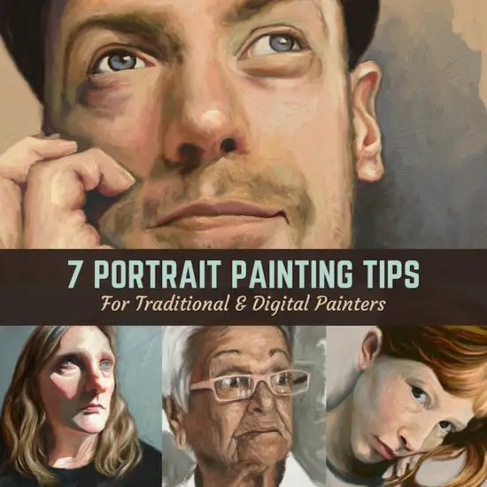 7 Portrait Painting Tips From The #30faces30days Challenge