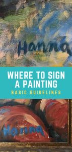 Should Artists Sign Their Paintings? Why is it important?